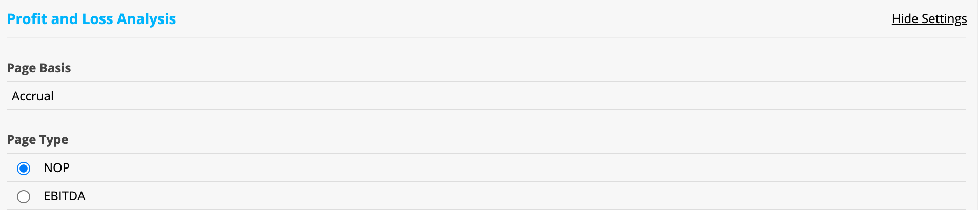 Profit & Loss Customisation - Spotlight Reporting Help